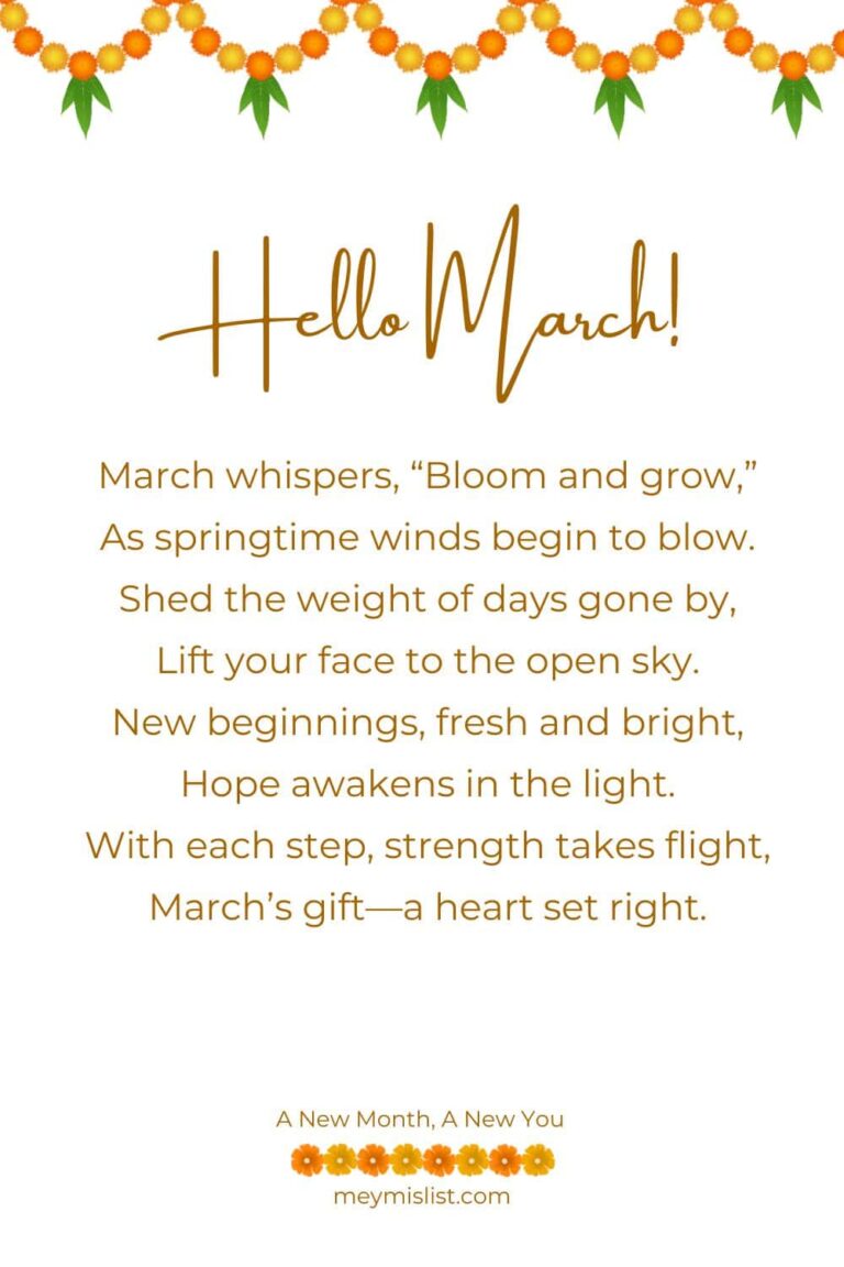 10+ Inspiring March Quotes | MeymisList
