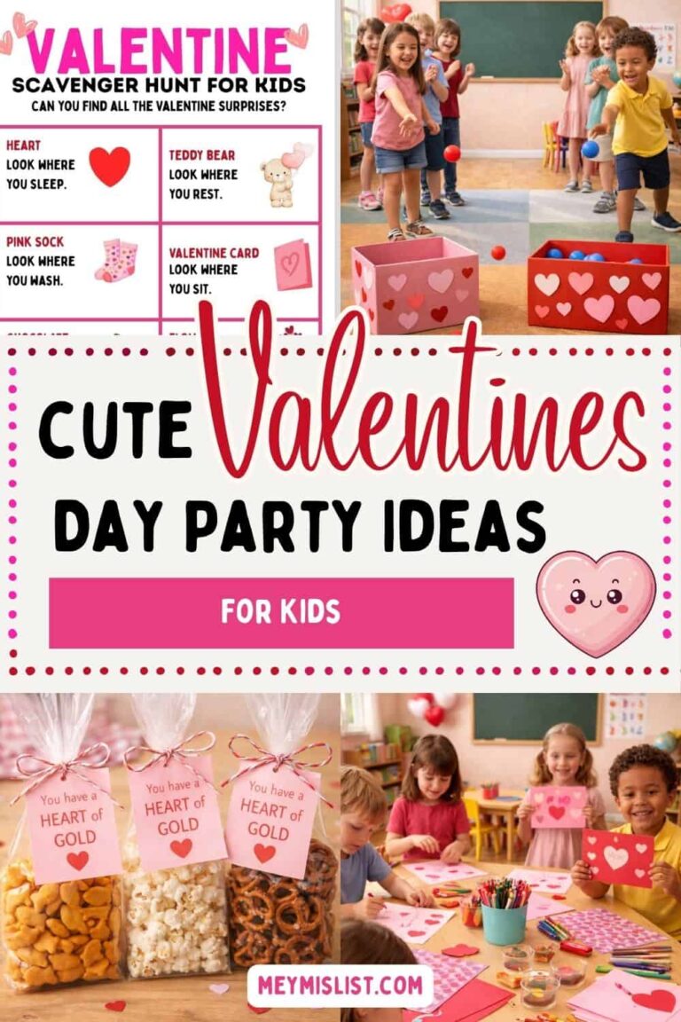 Valentine’s Day Party Ideas for Kids for School | MeymisList