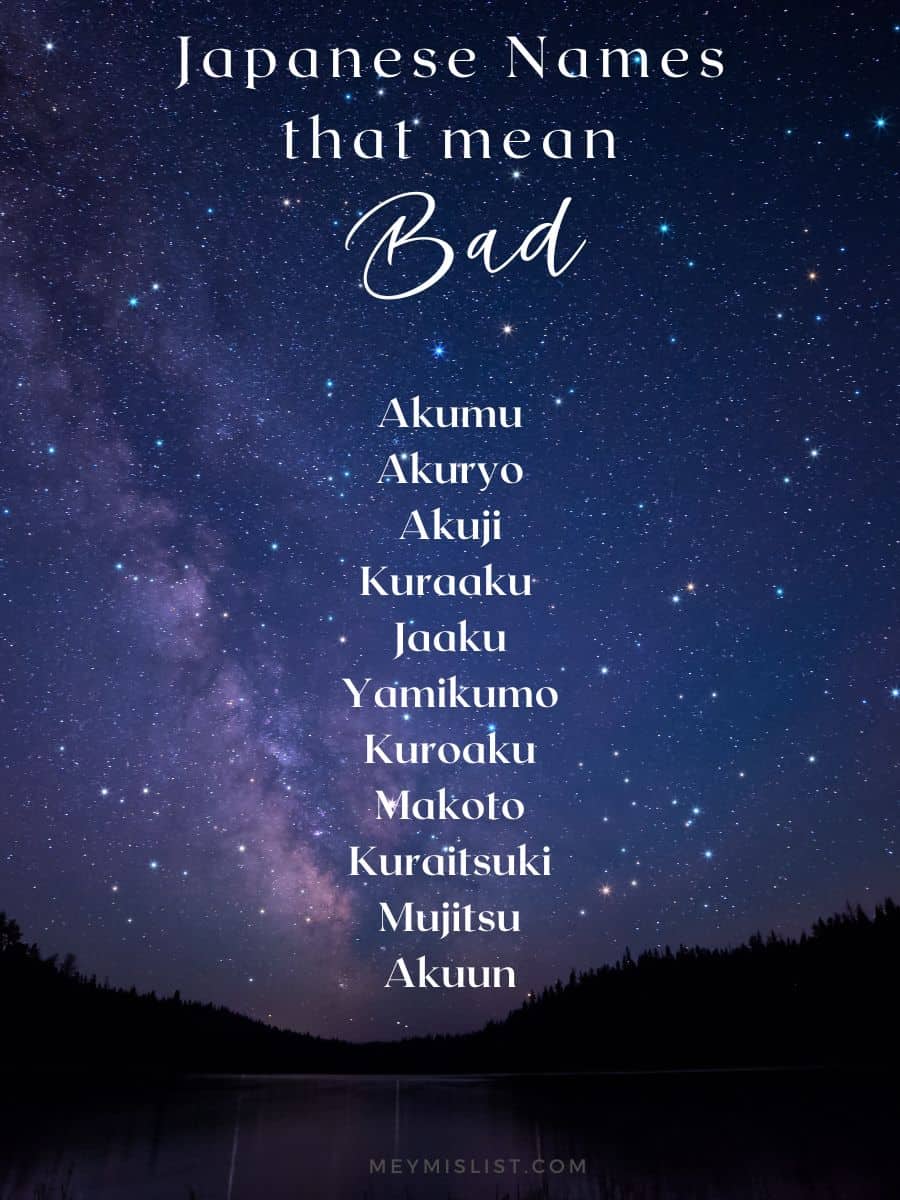 300+ Japanese Names With Dark Meanings | MeymisList