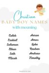 100+ Beautiful Biblical Baby Names Meaning Gift From God | MeymisList