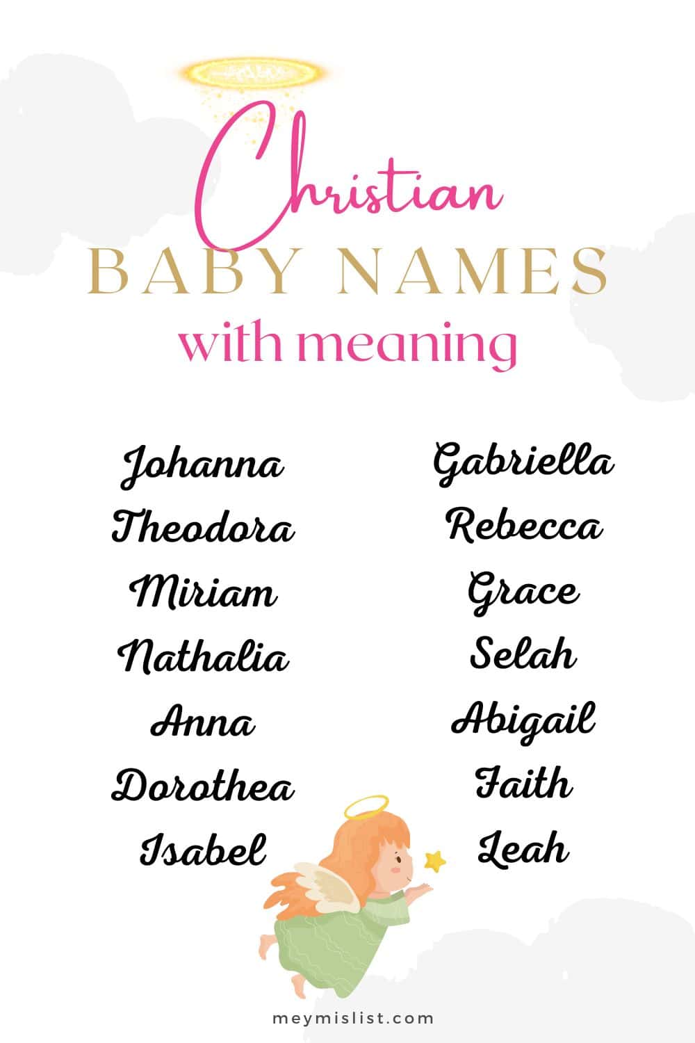 100+ Beautiful Biblical Baby Names Meaning Gift From God | MeymisList