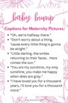 300+ Sentimental to Funny Maternity Photoshoot Quotes | MeymisList