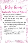 300+ Sentimental to Funny Maternity Photoshoot Quotes | MeymisList