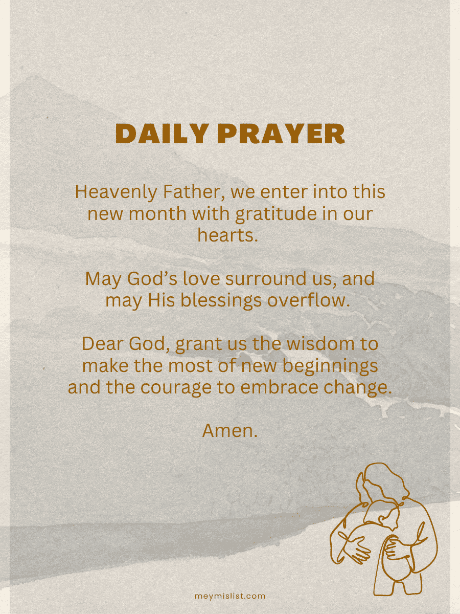 100+ Powerful and Inspirational New Month Quotes and Prayers | MeymisList