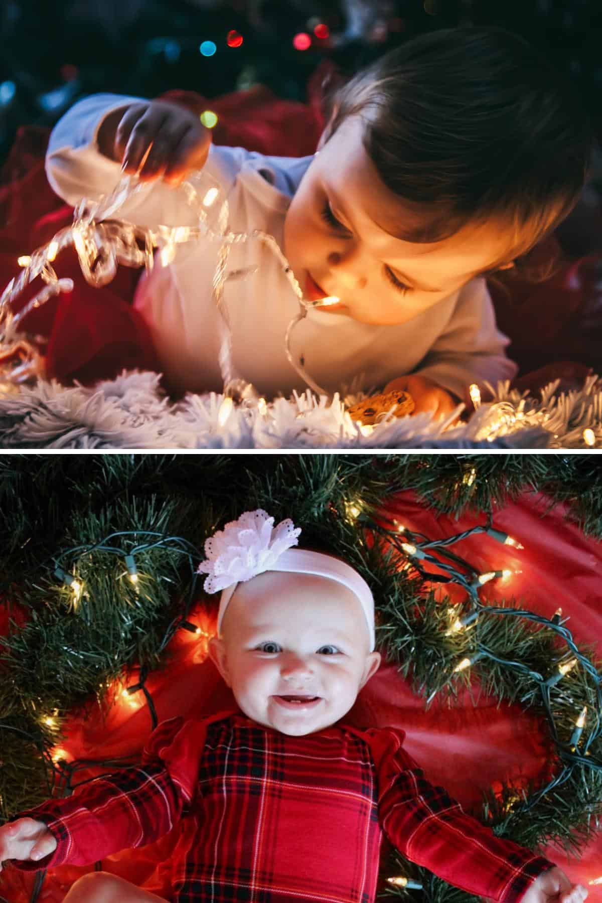 20+ Adorable Christmas Baby Photoshoot Ideas At Home | MeymisList