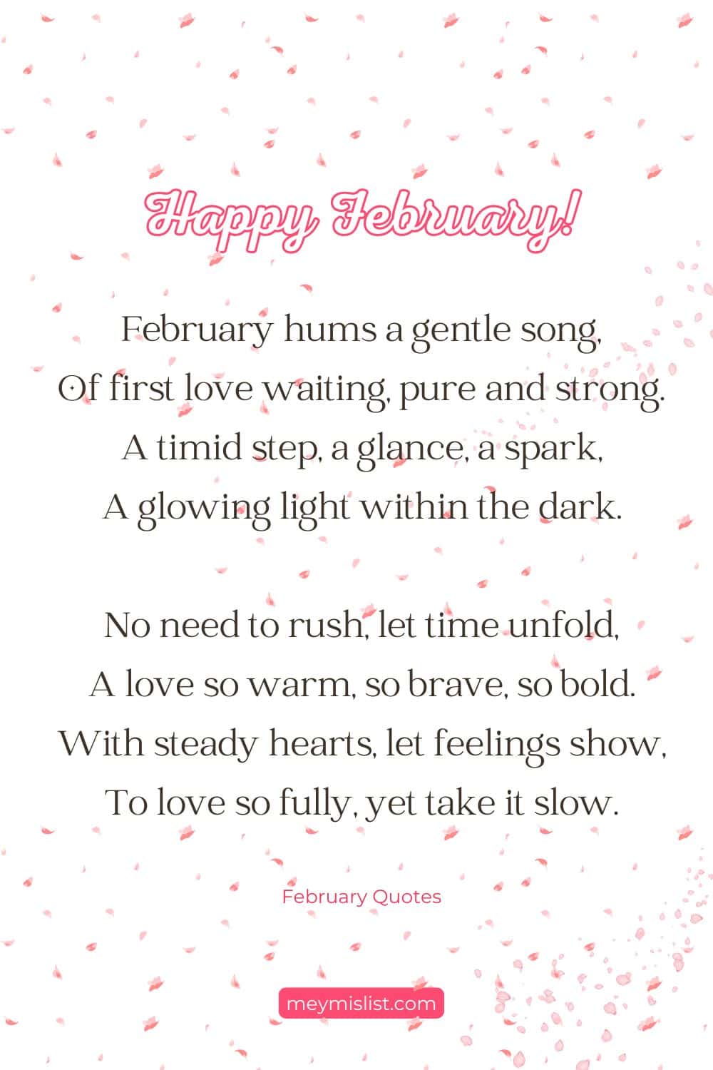 14+ Inspiring February Quotes | MeymisList