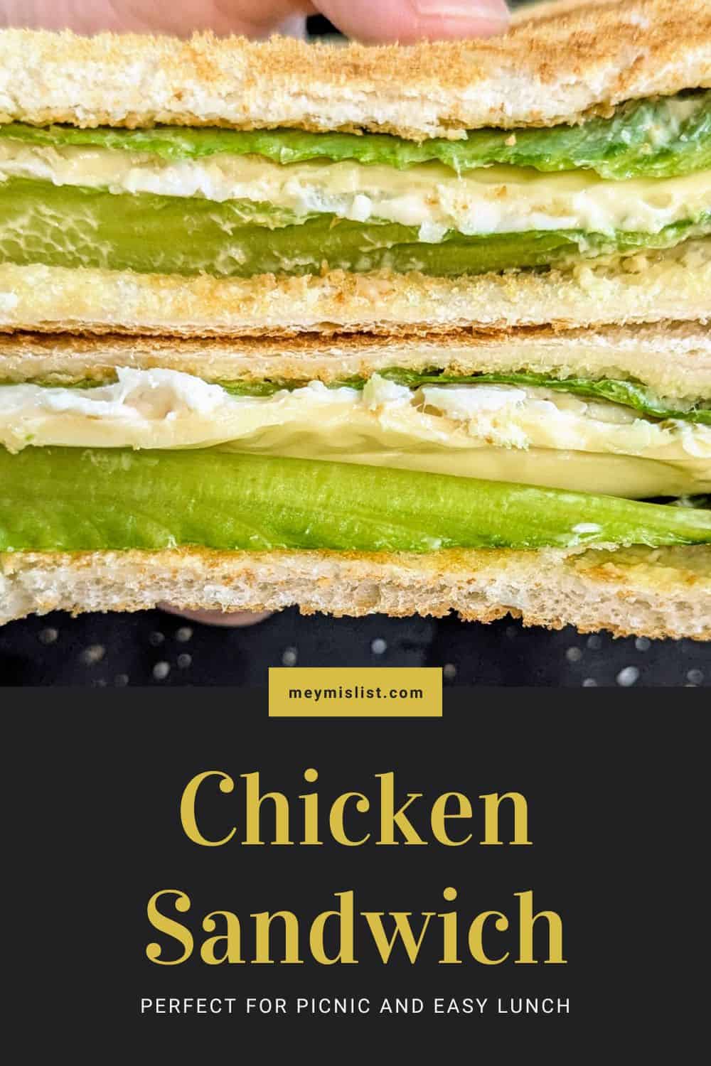 Easy Chicken Sandwich | MeymisList